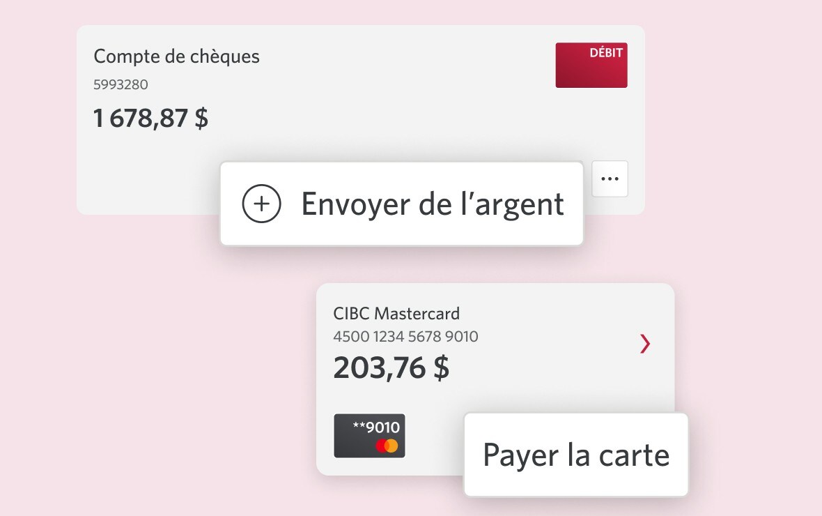 Nouvelles fonctionnalités des services bancaires numériques | Banque CIBC