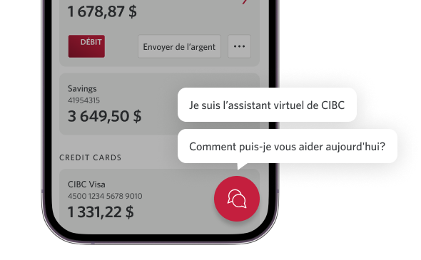 Nouvelles fonctionnalités des services bancaires numériques | Banque CIBC